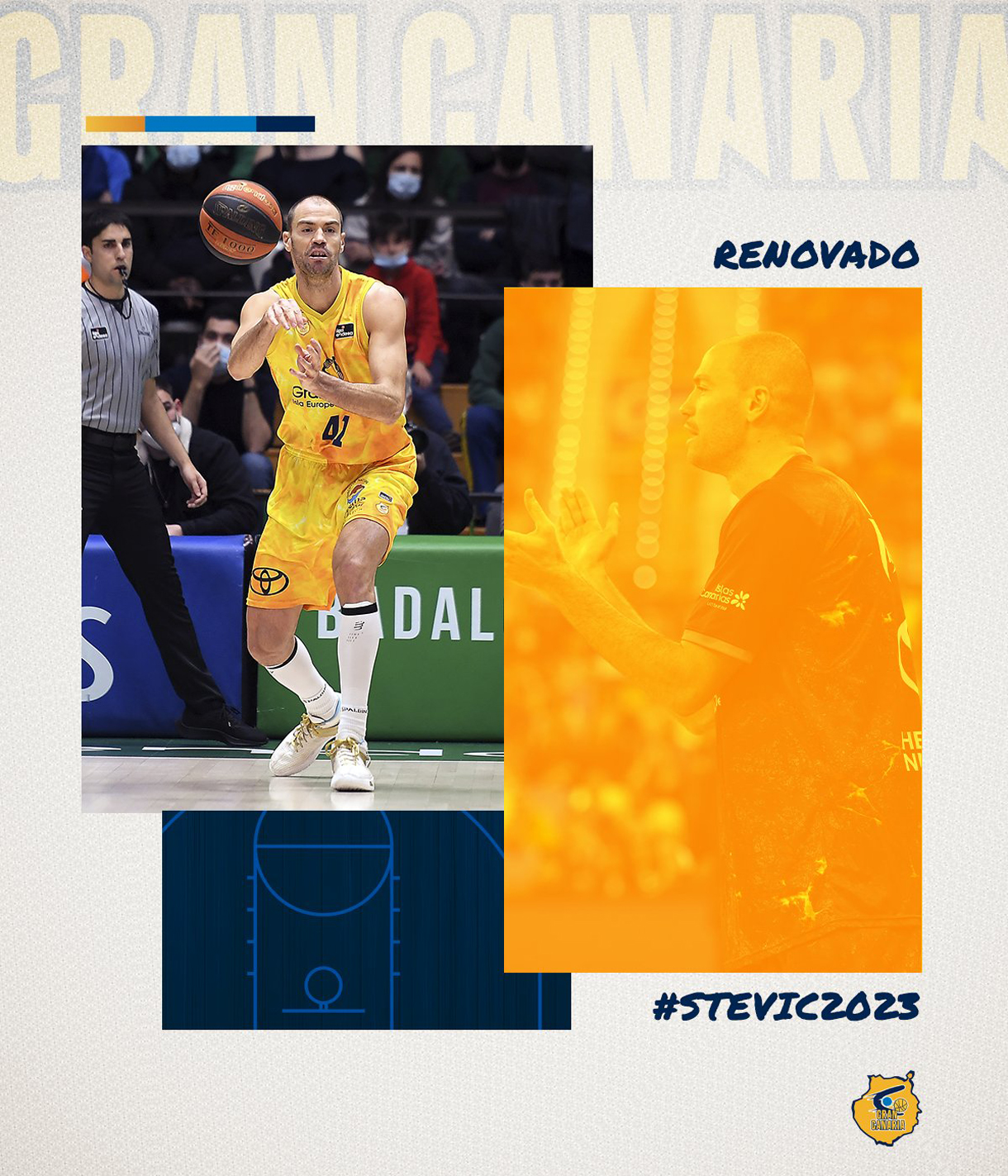 Oliver Stevic seguirá defendiendo la camiseta del Gran Canaria | acb.com