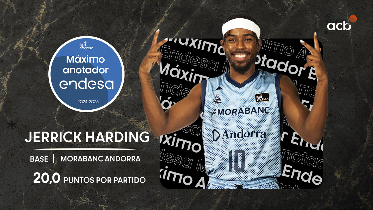 Jerrick Harding, Máximo Anotador Endesa 2024-25 | acb.com