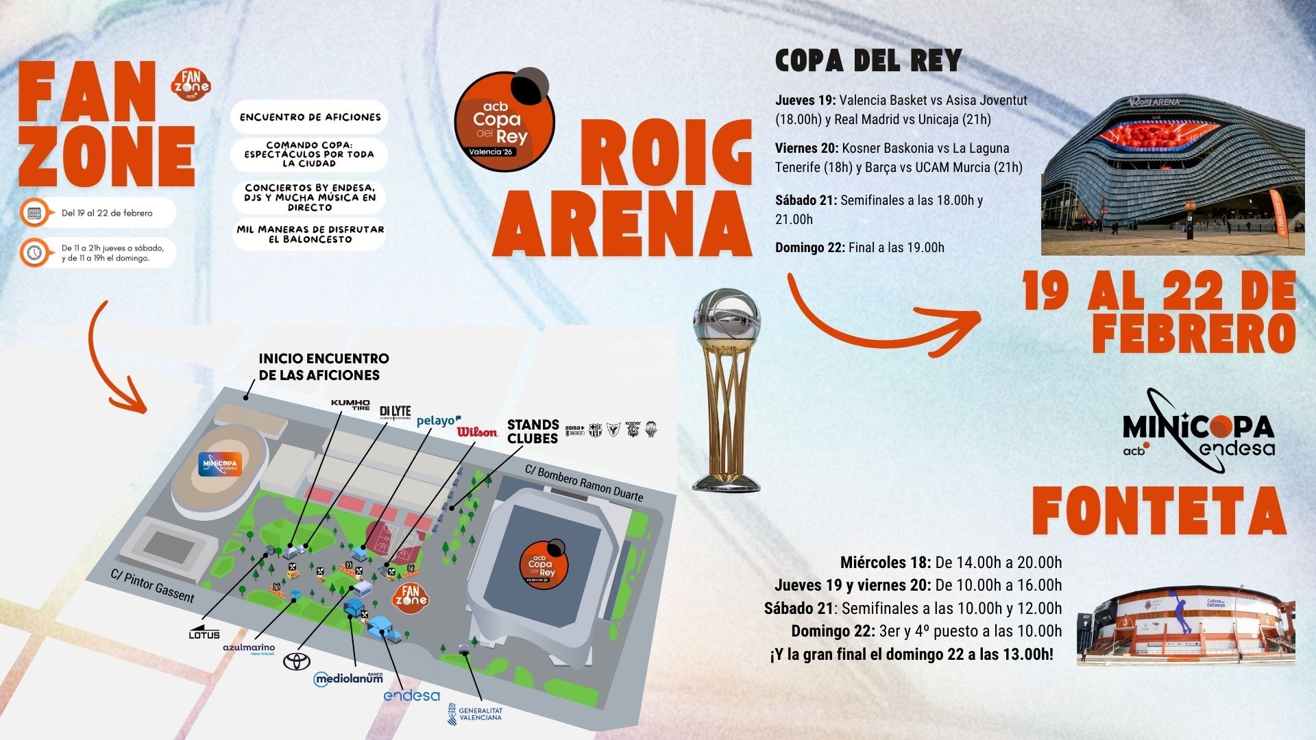 La Copa se vivirá en una Fan Zone sin precedentes | acb.com