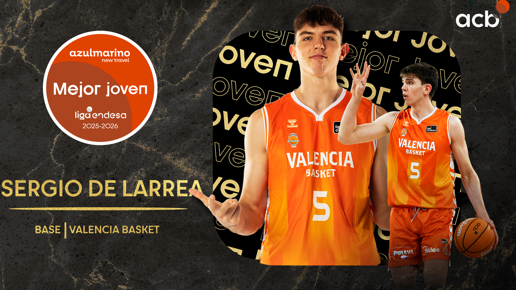Sergio de Larrea, Mejor Joven de la Liga Endesa 2025-26 | acb.com